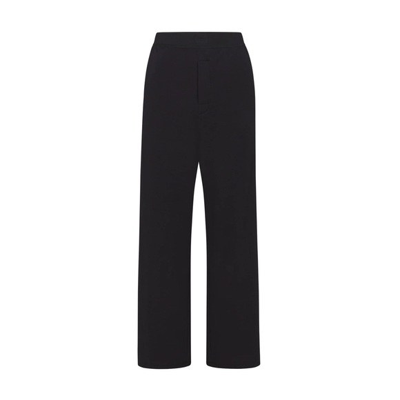 SKIMS | Pants & Jumpsuits | Skims Boyfriend Black Wide Leg Pant | Poshmark